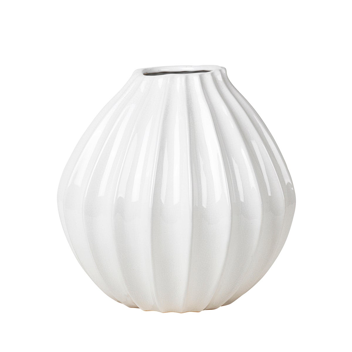 BROSTE Vase Wide Large - White - Maytime