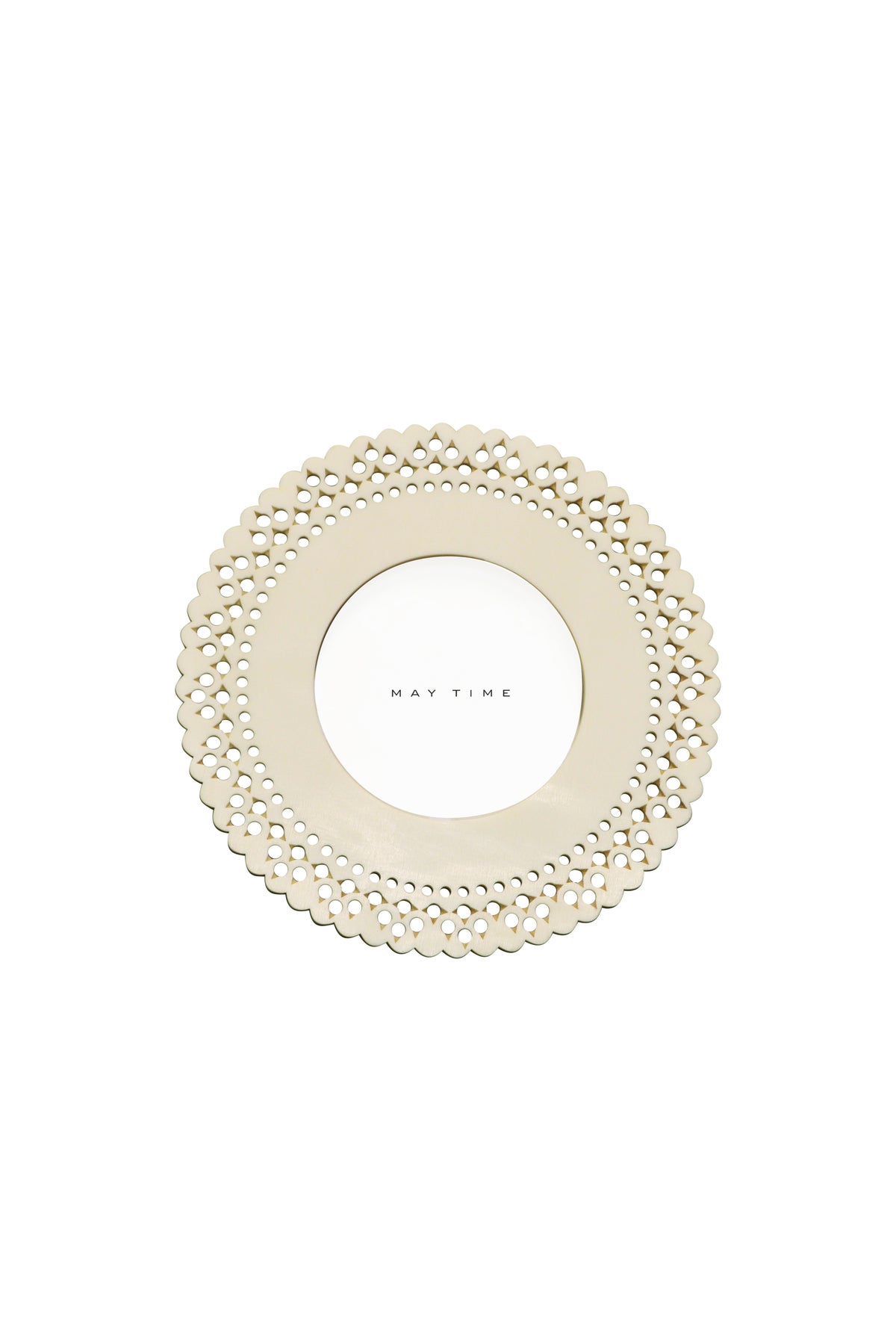 PHOTO FRAME Dotted Round Frame - Cream - Maytime