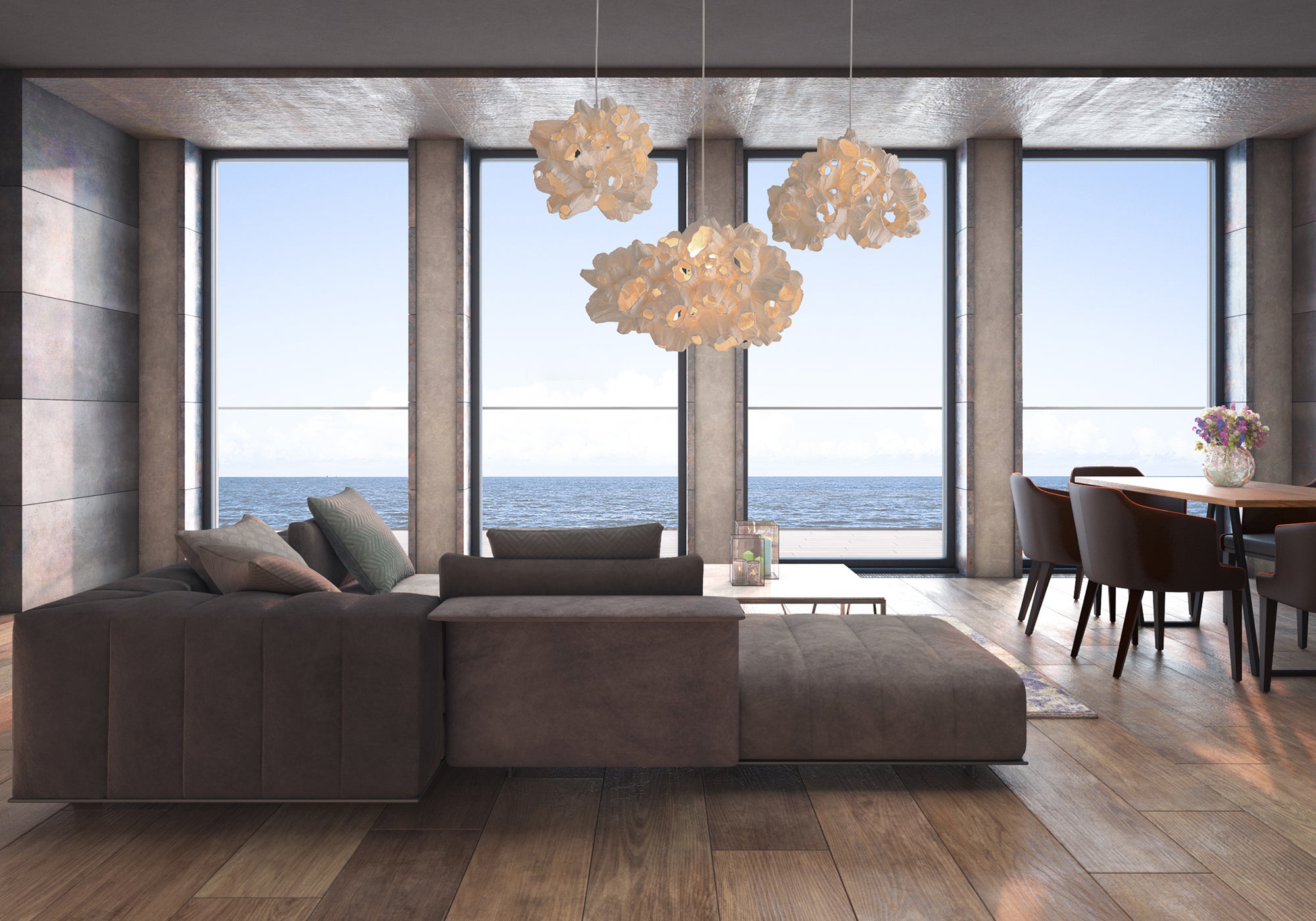 COBONPUE Barnacle Hanging Light Medium - Cream - Maytime