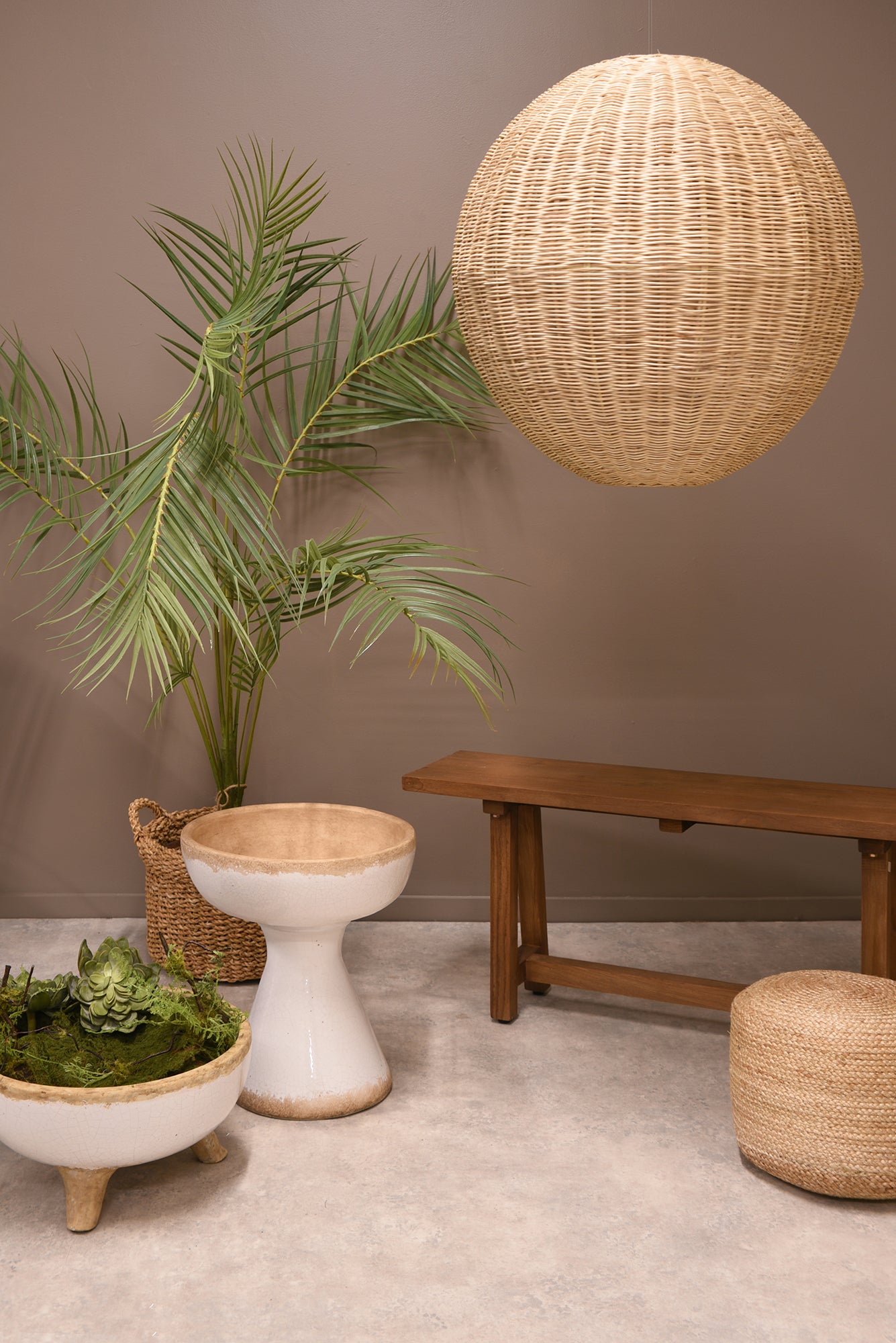 Cora Round Lightshade - Natural* - Maytime