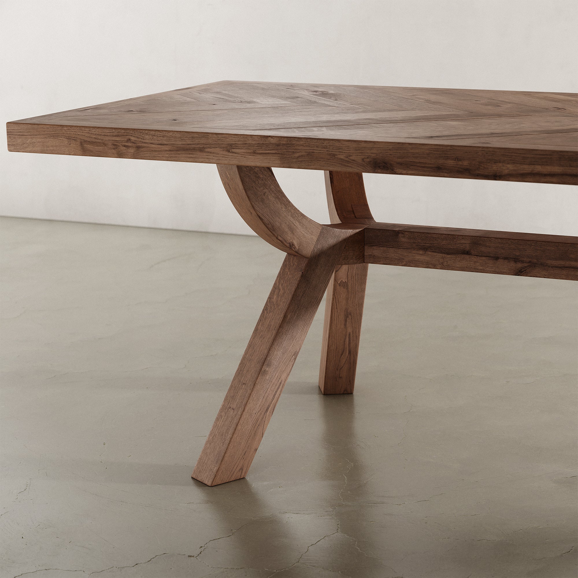 PURE Wishbone Dining Table 2.4 - Weathered (3pcs) - Maytime