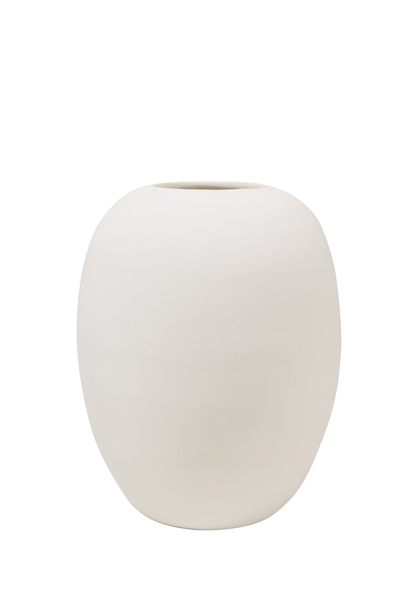 Pearl Vase Matt White - Maytime